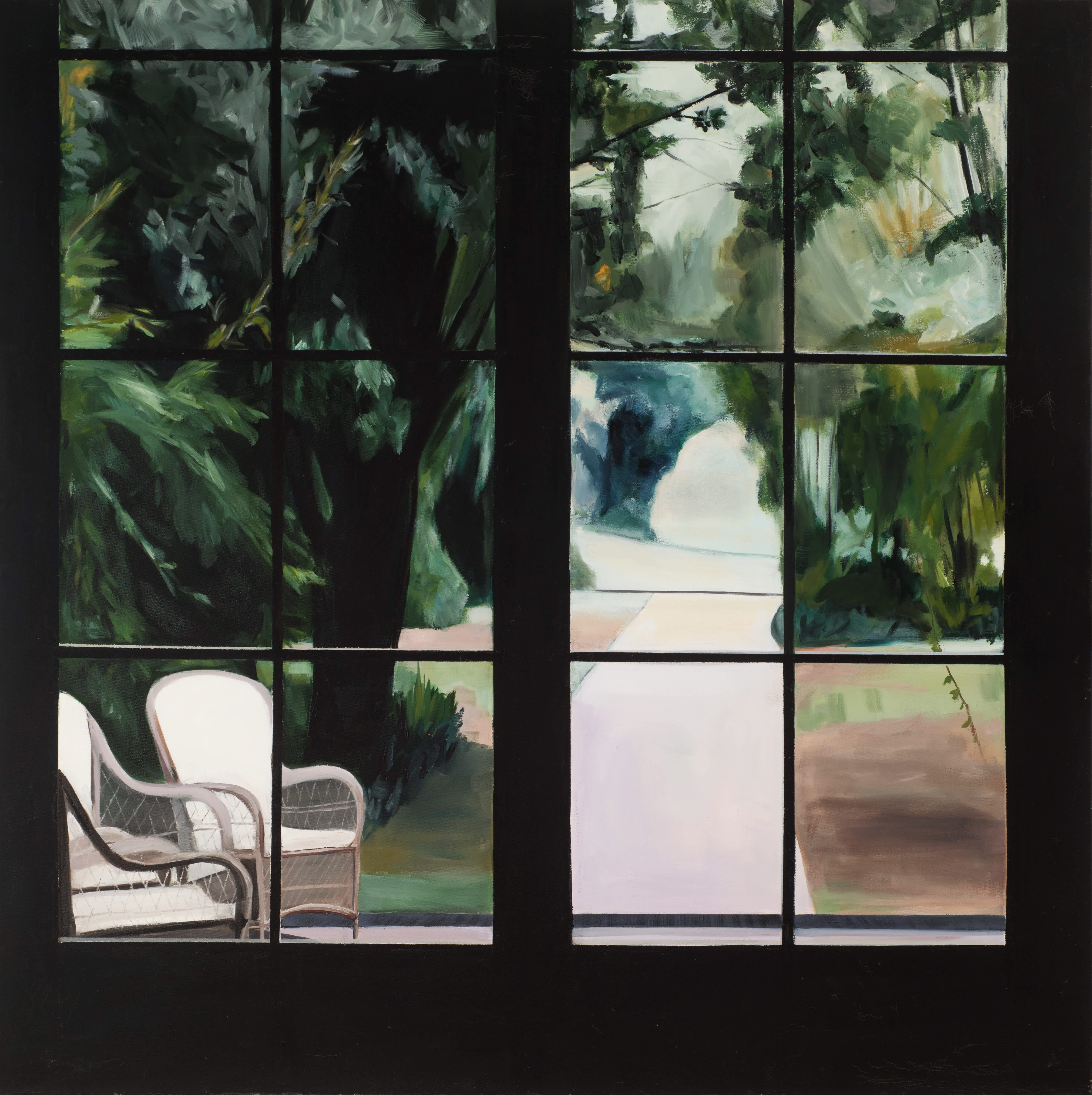 Garden in Luca, Window - Cynthia Byrnes